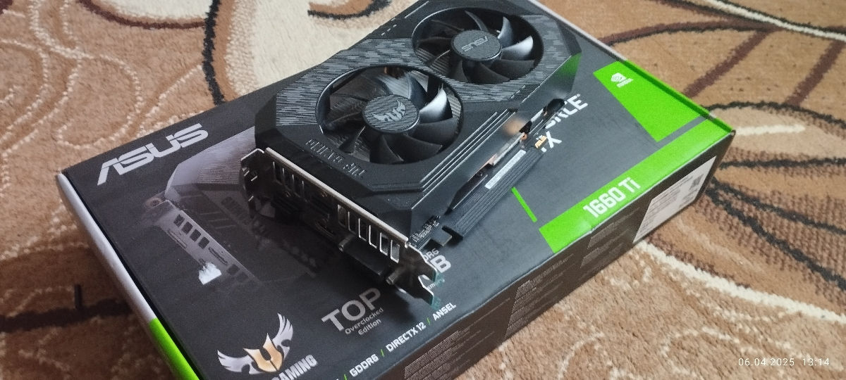Asus GTX 1660ti 6 GB GDDR6