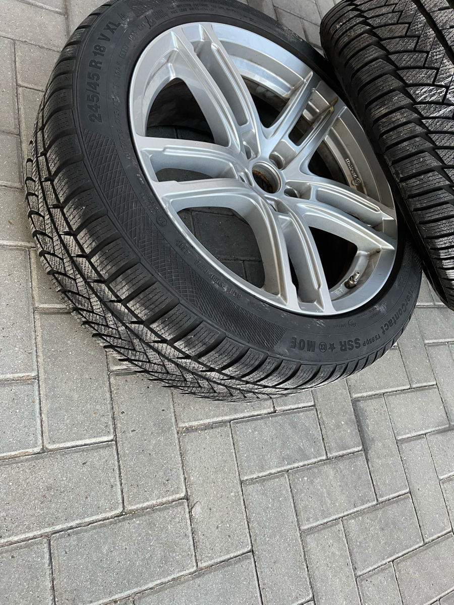 Cauciucuri cu anvelope de iarna Continental.Pentru Mercedes E clas.