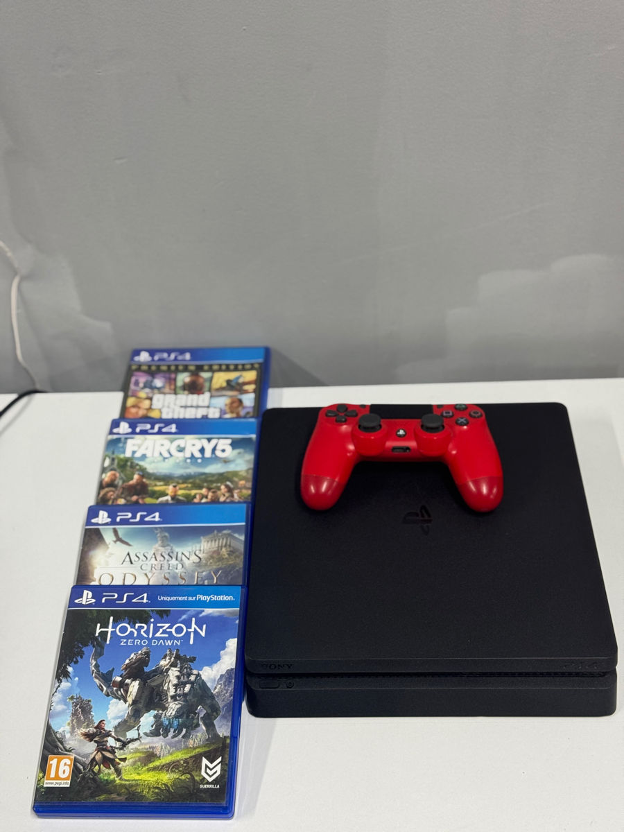 PS4 Slim - jocuri top in set