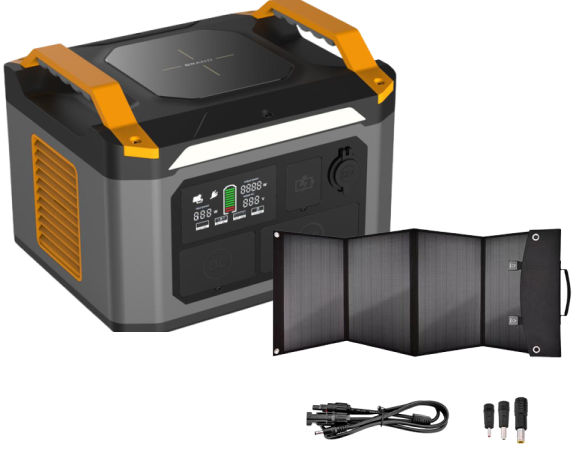 Комплект(1000W) Power Station 1000Wh+Solar Panel 200w