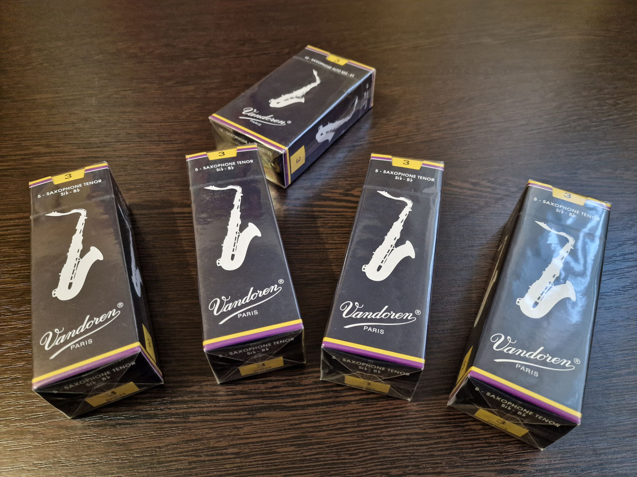 Трости для саксофона Vandoren Blue Box