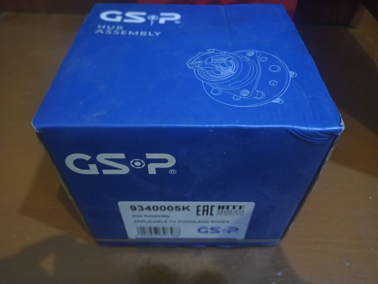 GSP 9340005K Комплект подшипника ступицы колеса Перед Ford Galaxy, Smax ...