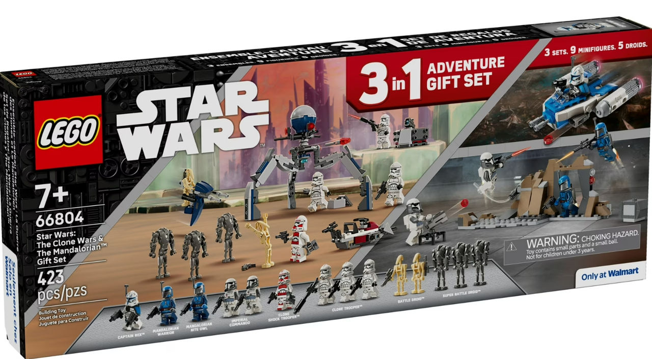 Star Wars 66804 Lego Walmart Эксклюзивный набор [Капитан Рекс] 3 набора в 1