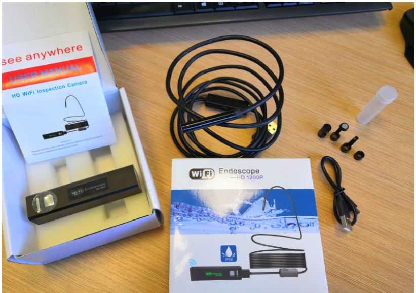 Беспроводной WiFi Эндоскоп FullHD