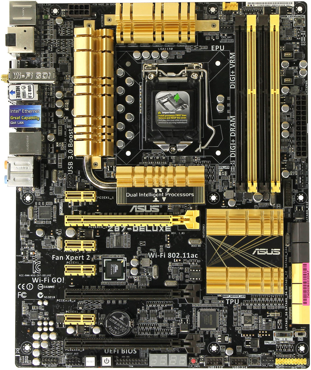 ASUS Z87-DELUXE lga1150