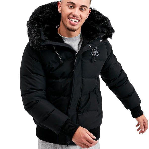 Новая! Зима Бомбер Kings Will Dream Branton Hooded Jacket Black XS
