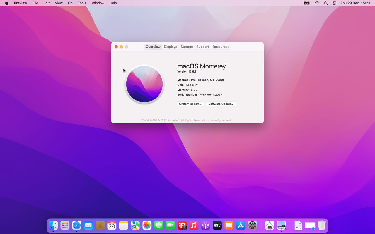 MacBook Pro 2020 M1 13 inch