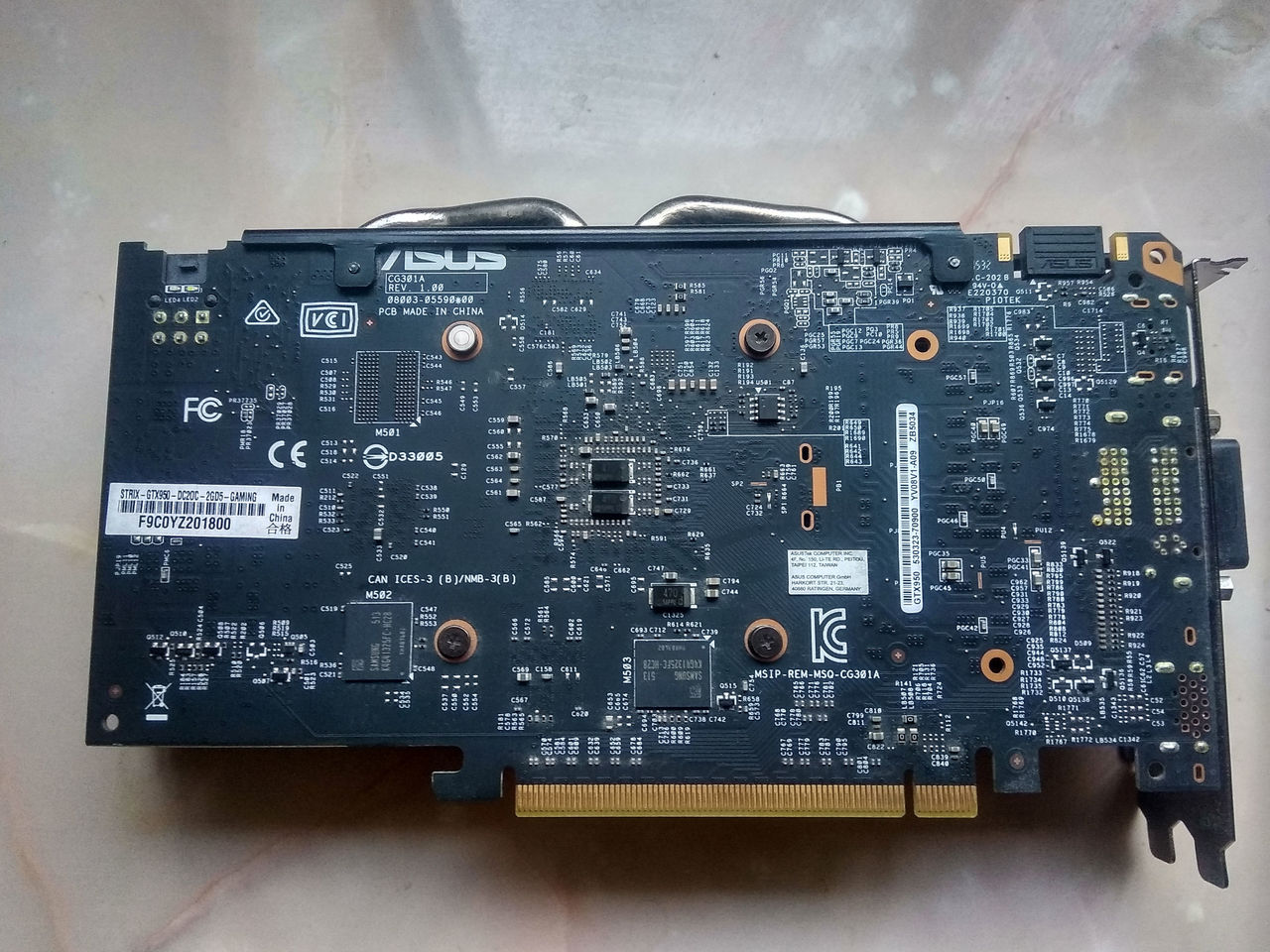 Asus Strix OC GeForce GTX 950 -2Gb