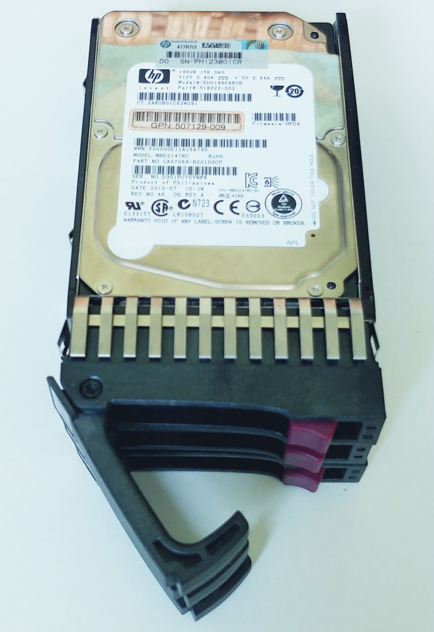 HP ProLiant 146GB 6G 15K 2.5 SAS Server Hard Drive