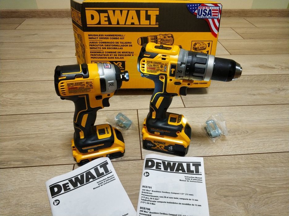 Dewalt DCK287D1M1 - набор бесщеточный ударный шуруповерт Dewalt DCD796 ...