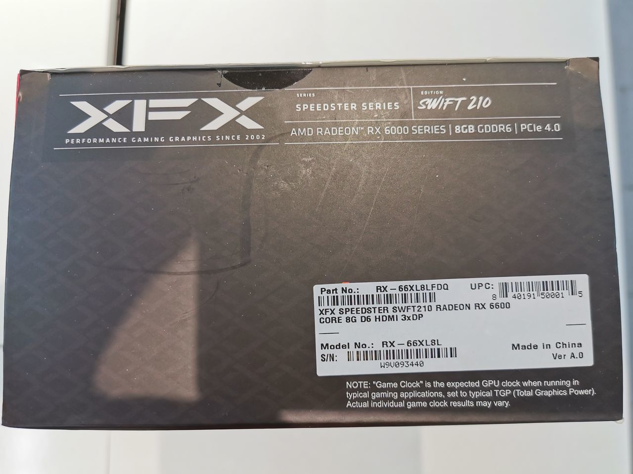XFX Swift 210 RX 6600 8GB Новая - 13000 Лей