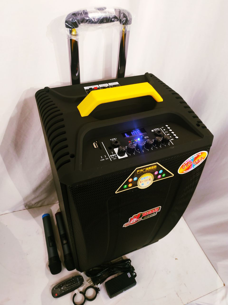 Мощная Акустика с Караоке Temeisheng QX-1214
