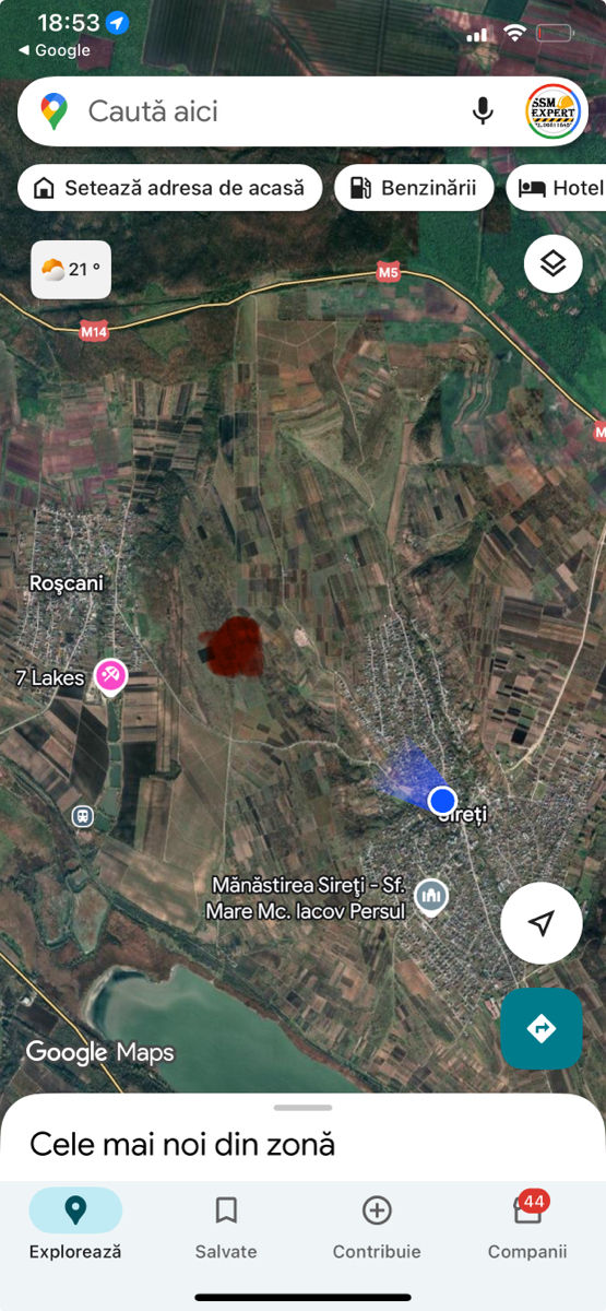 Teren agricol, Sireți, 360 ari