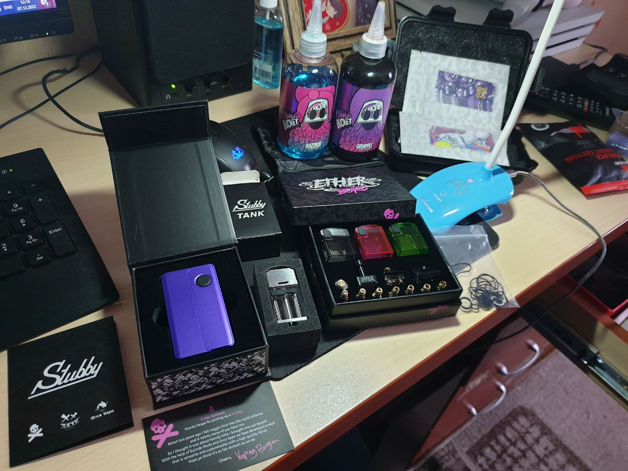 Stubby AIO + Ether Boro + Slush Bucket 200ml + Разные аксессуары