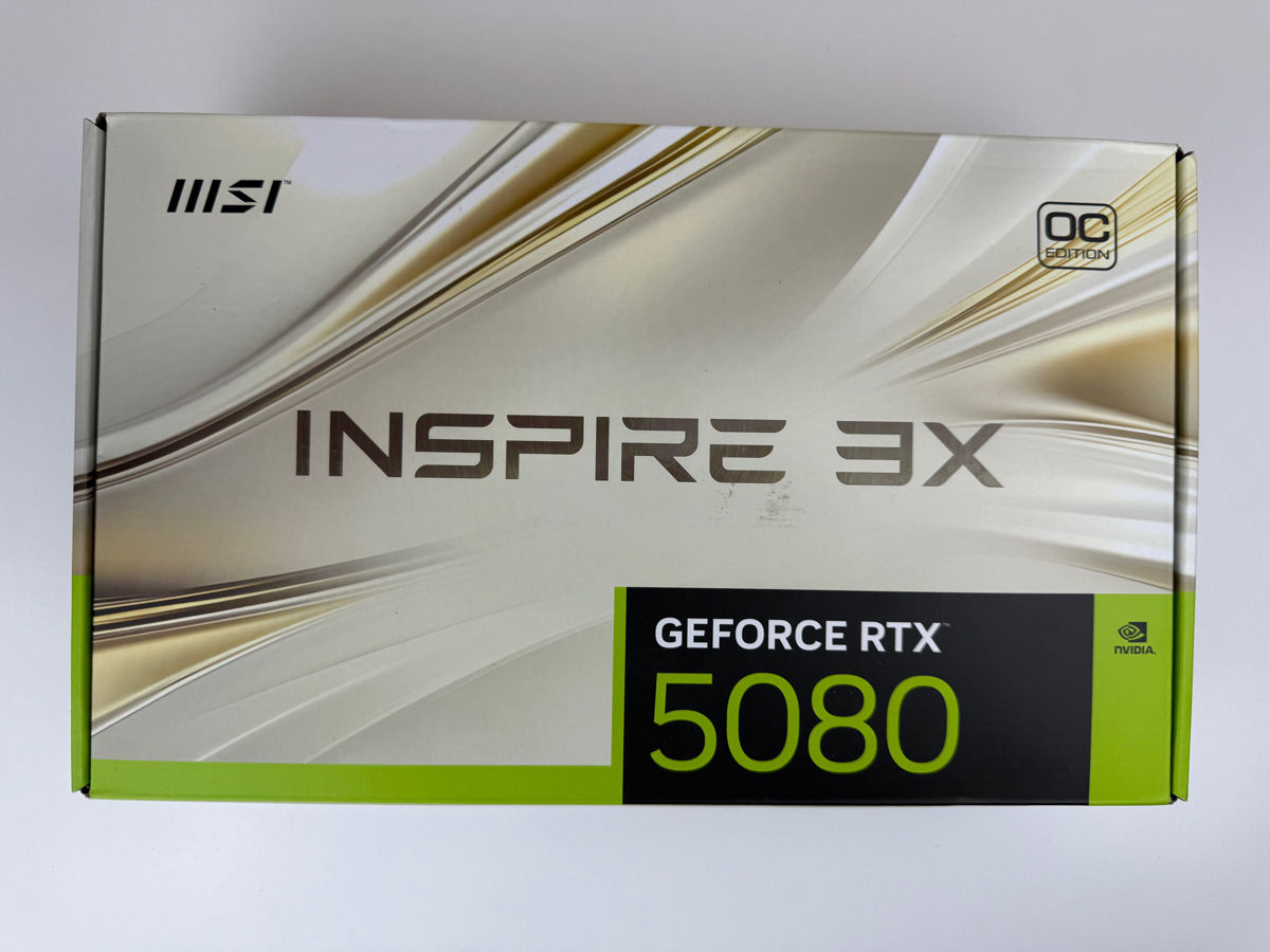 Rtx 5080 16gb Msi Inspire 3X OC noua, sigilata, top!