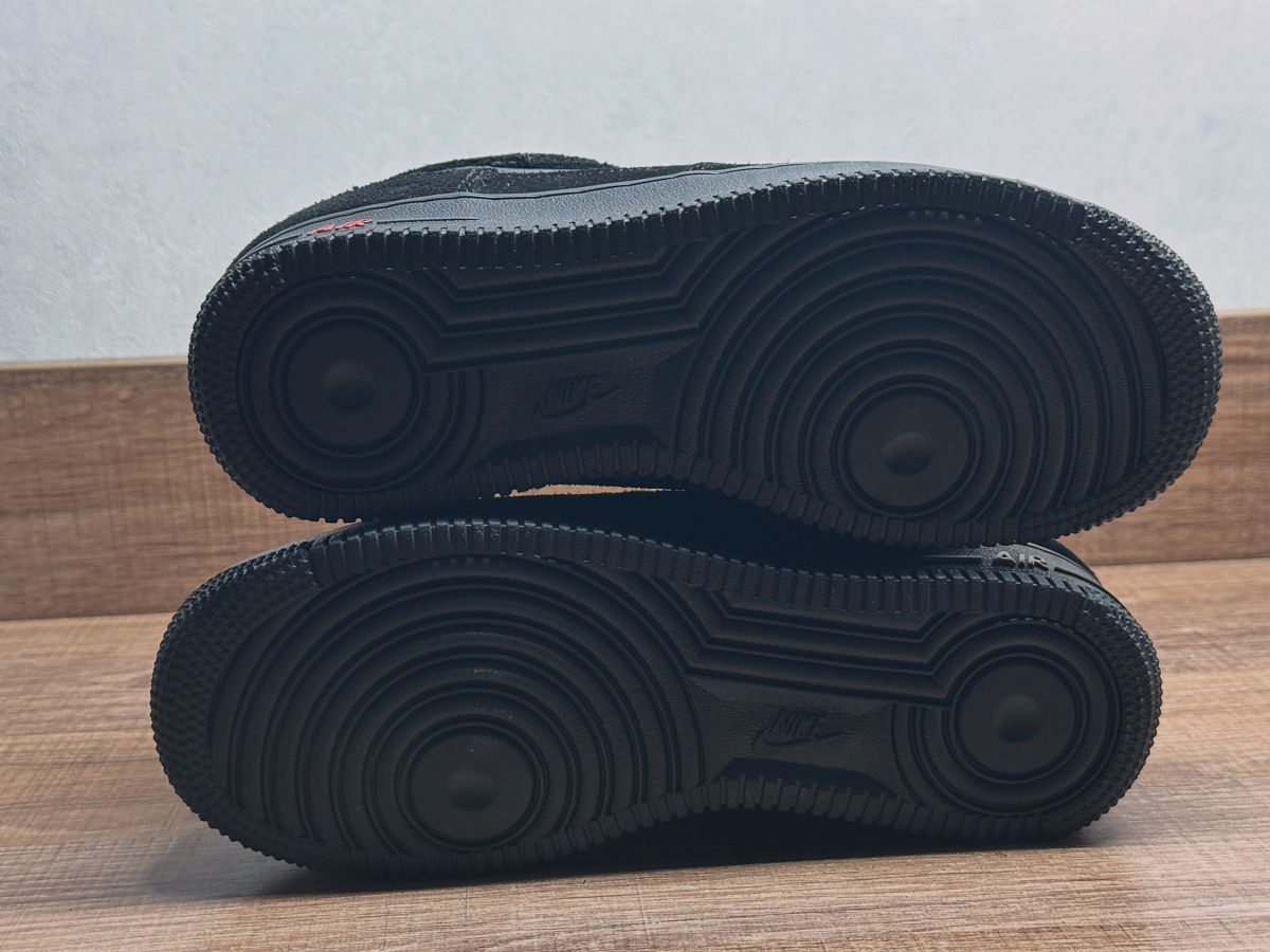 Nike Air Force 1 ' 07 LV8 'Multi-Swoosh - Black Crimson Reflective'