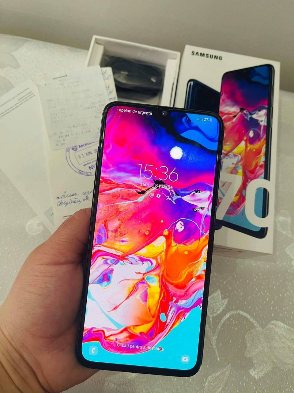 Samsung a70 6/128 Gb Tot complectul