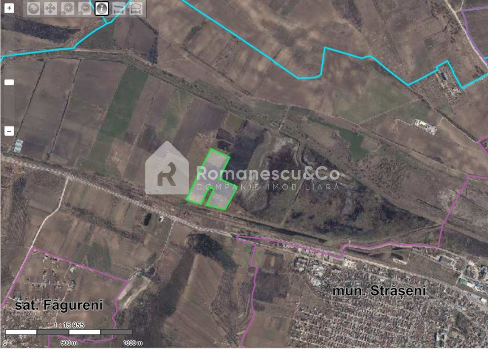 Vânzare teren agricol, or. Strășeni, prima linie.