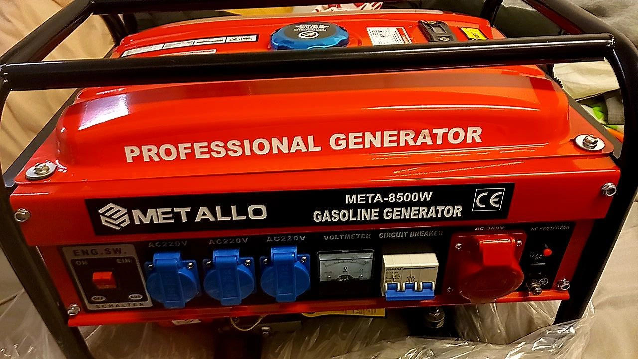 Generatoare electrice profesionale generator electric în 4 timpi meta ...