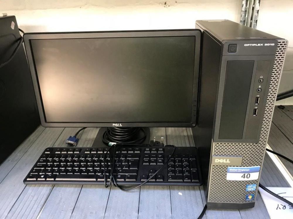 Computer Dell Optiplex 3010 cu monitor 19 inch/ i3 cpu/ 8gb ram ddr3 ...