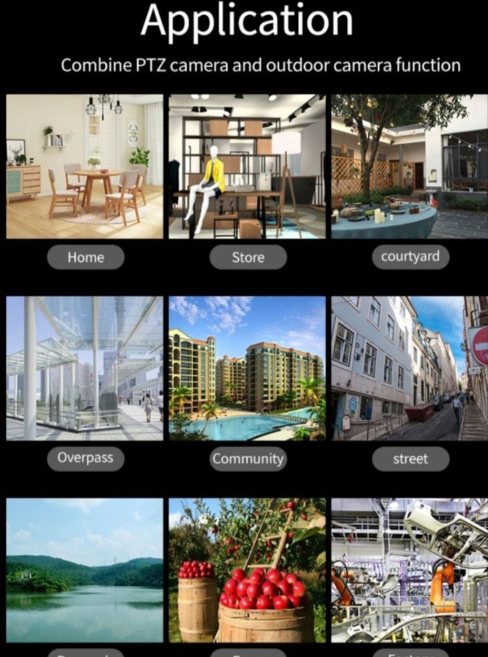 Ip camera Ptz exterior ip Камера наружного наблюдения поворотная