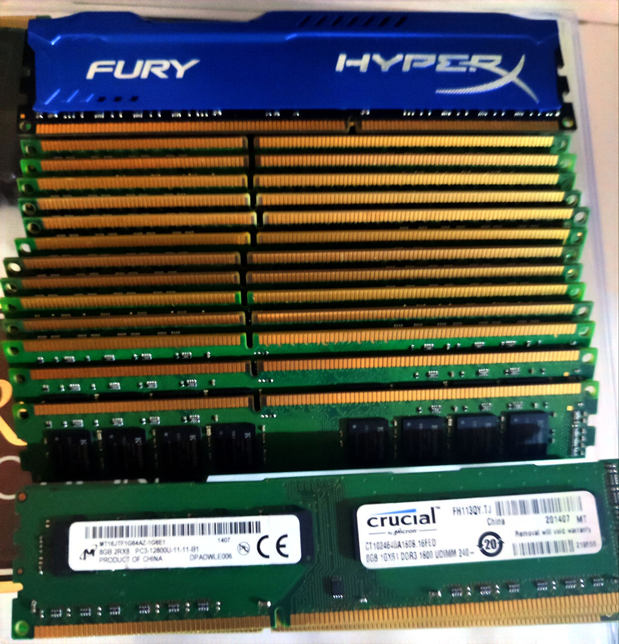 RAM DDR5-DDR4-DDR3-DDR2 - 2/4/8/16/32/64 GB - Verificare / Instalare