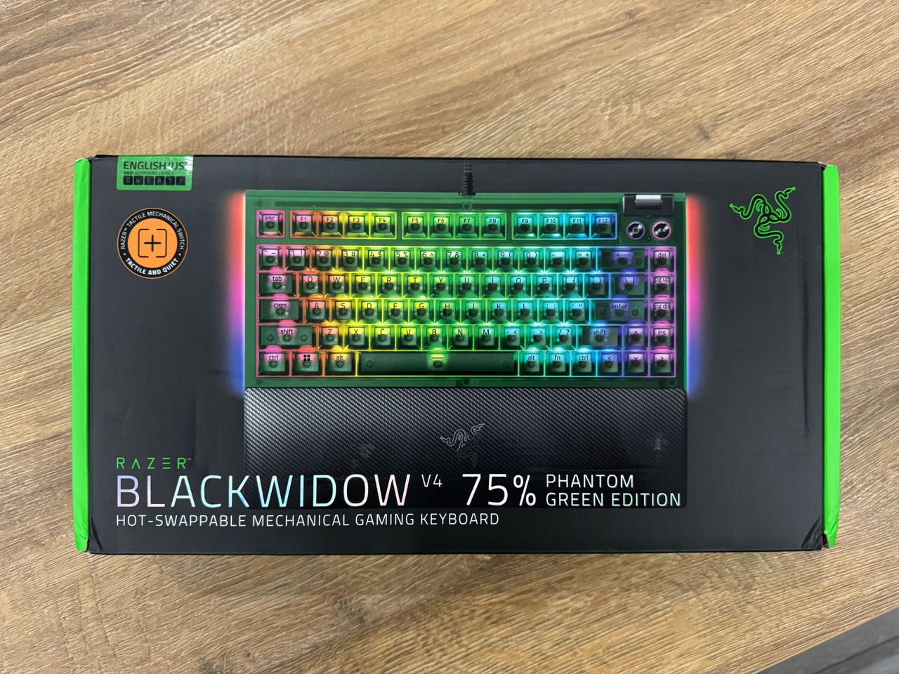 Razer BlackWidow V4 75% (Phantom Green Edition) NEW!