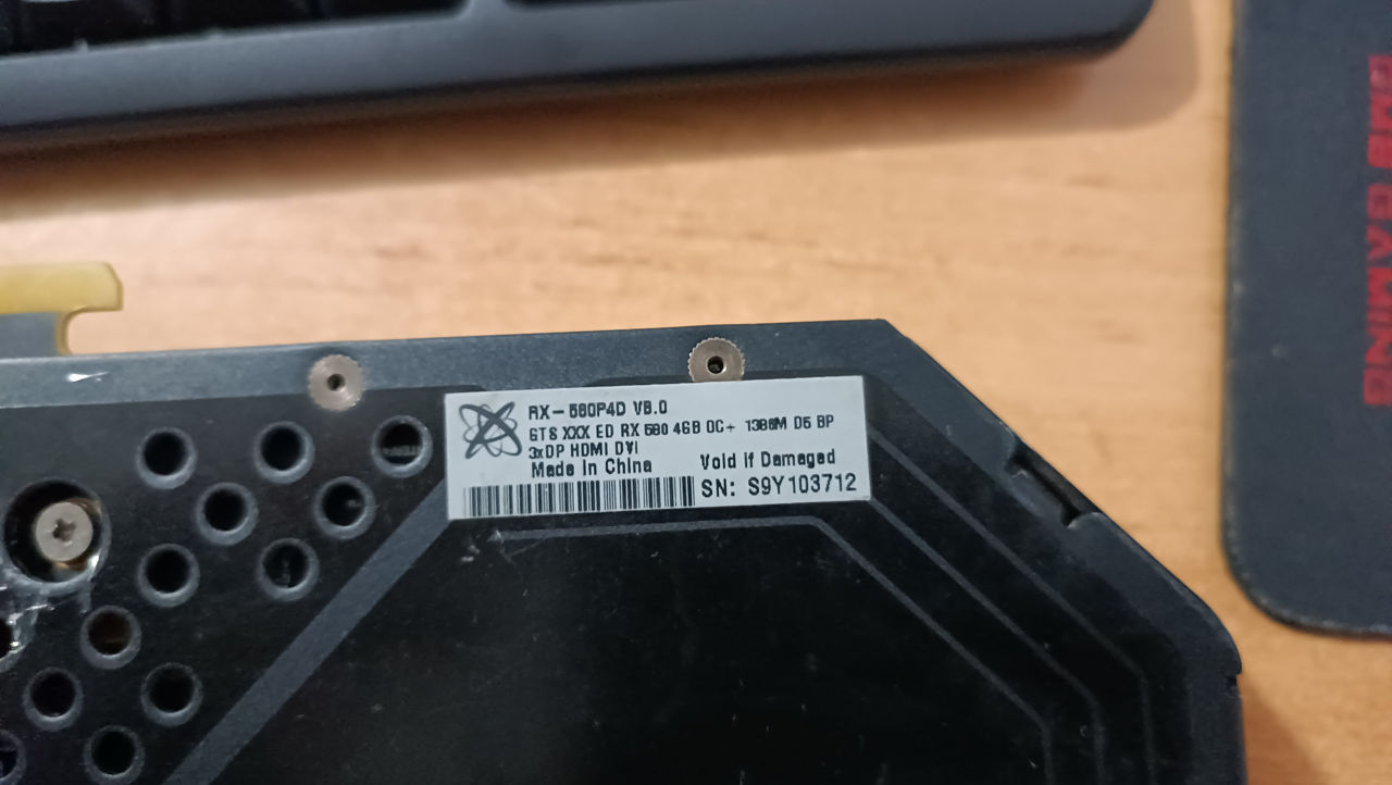 Продам БУ видеокарту РХ580