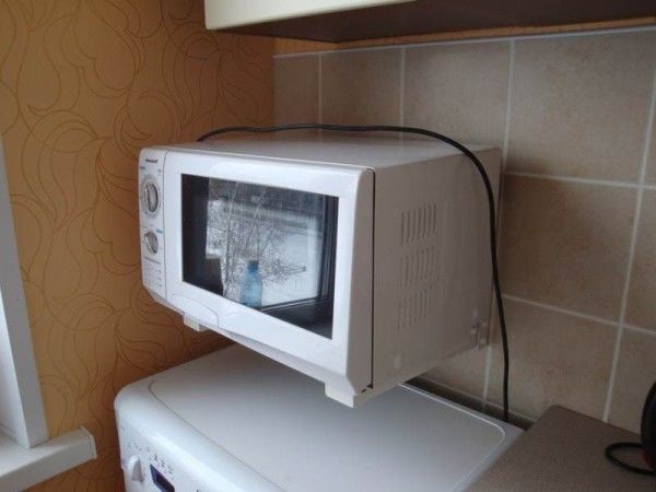 Крепление для монтажа микроволновки на стену.