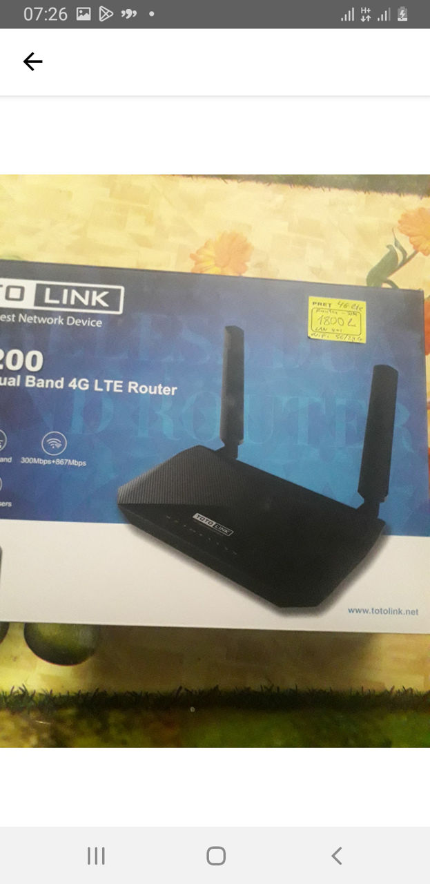 Router Wifi cu Sim Cartela 4G