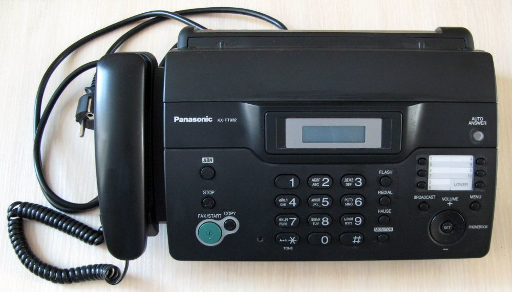 телефон/факс Panasonic KX-FT932 б/у