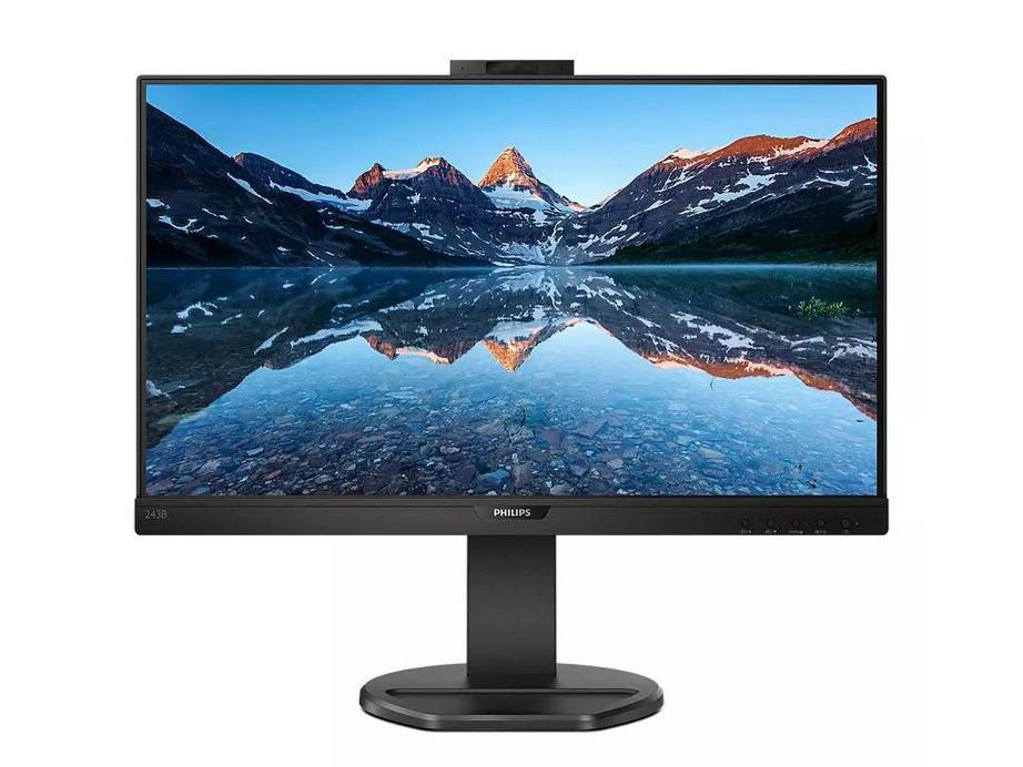 23.8" Philips 243B9H, Black,Ips,1920X1080,75Hz,5Ms,250Cd,Dcr50M:1,D-Sub ...