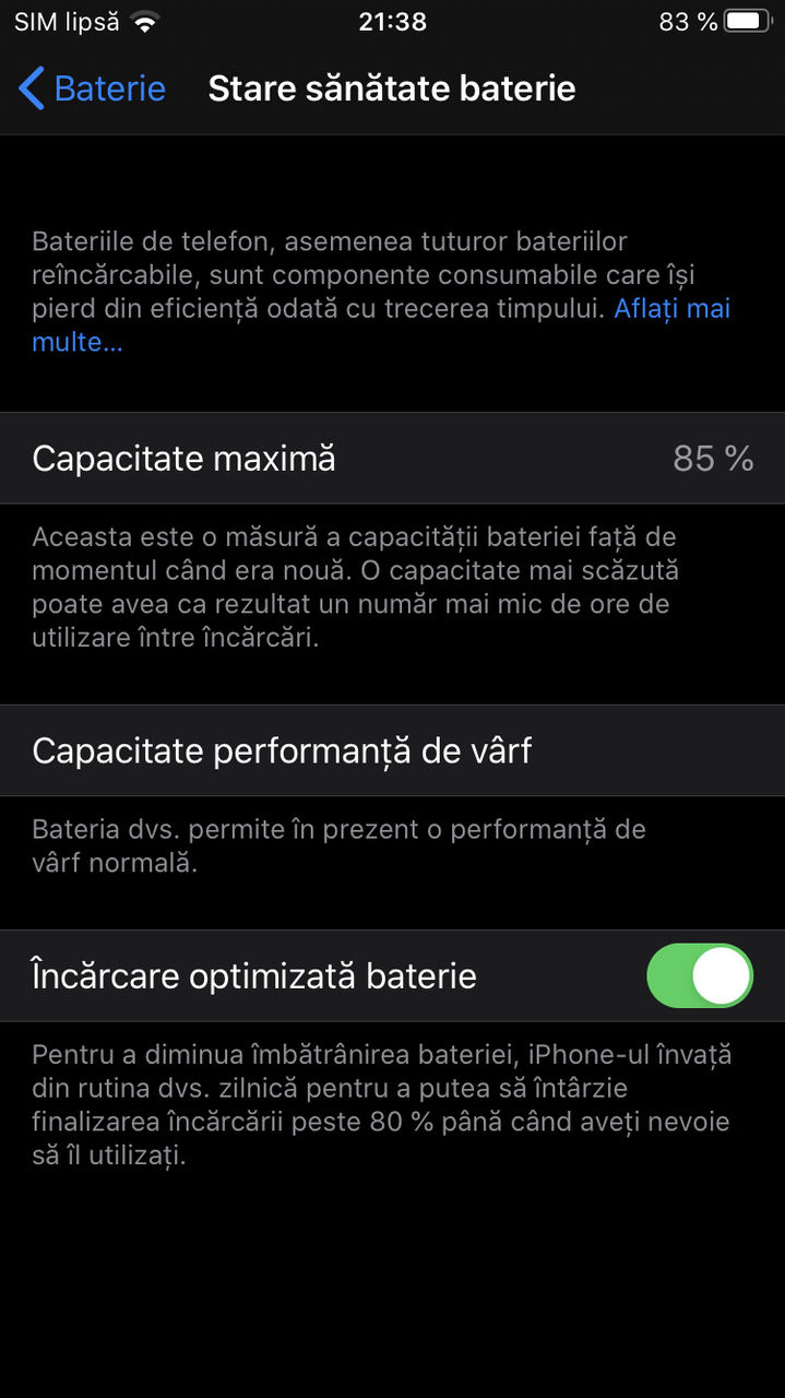 iPhone 7, Negru mat, 128GB