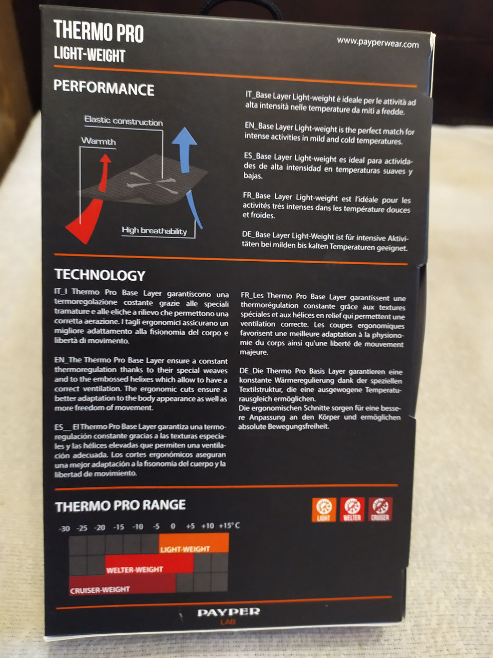Термо-футболка Payper (Thermo Pro) новая оригинал.