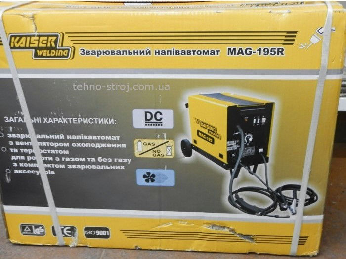 Сварочный трансформаторный полуавтомат kaiser mag-195r