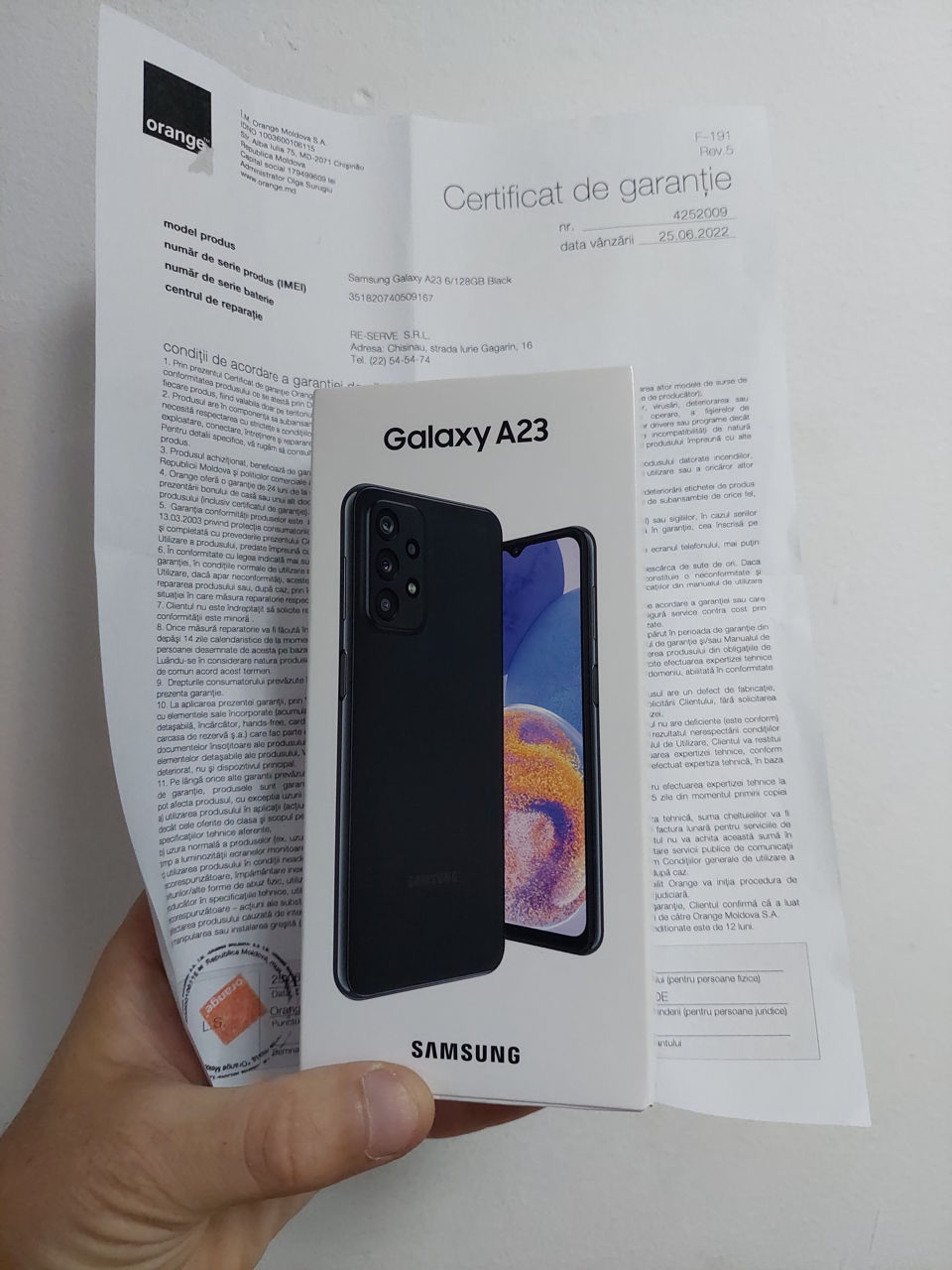 Samsung A23 2022 ( 6/128GB ) Новый Запечатаный Гарантия