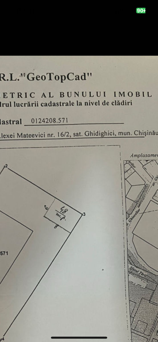 Teren sub constructie 8x6m