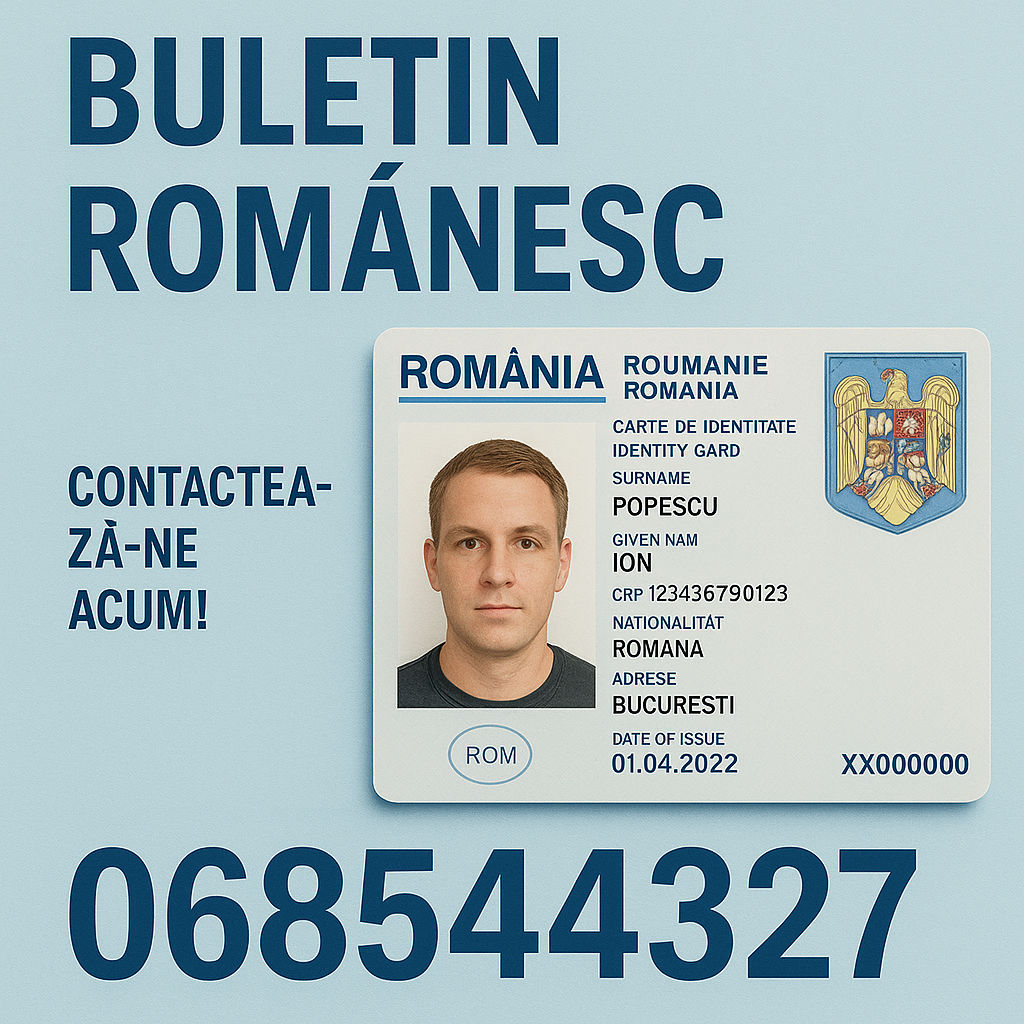 Buletin Romanesc intr-o zi!! Pasaport Romanesc in 2 zile !Permis RO in ...