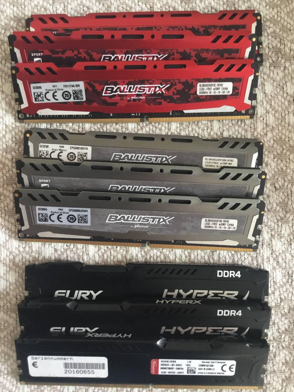 DDR4 16GB KIT (2x8GB) 2400MHz pentru PC