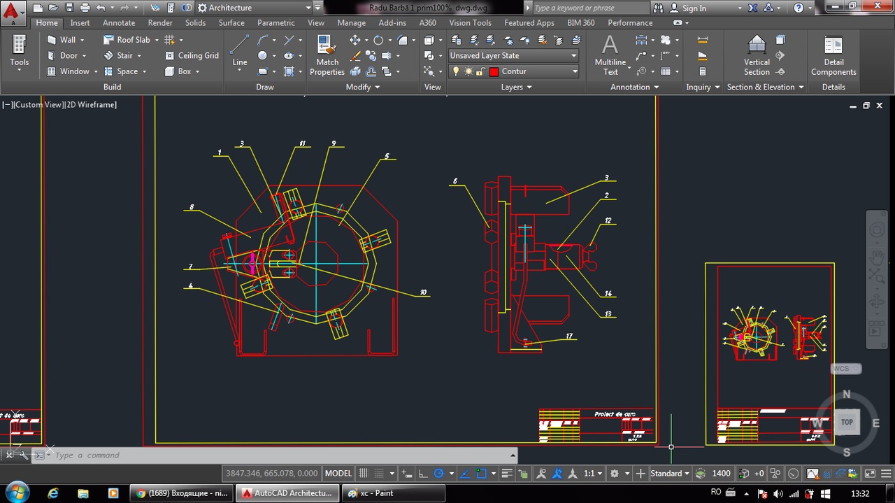 Desene în Autocad ,desenăm pe foi A0,A1,A 2,A3, A4, A5, pentru Desen Tehnic și alte necesitați