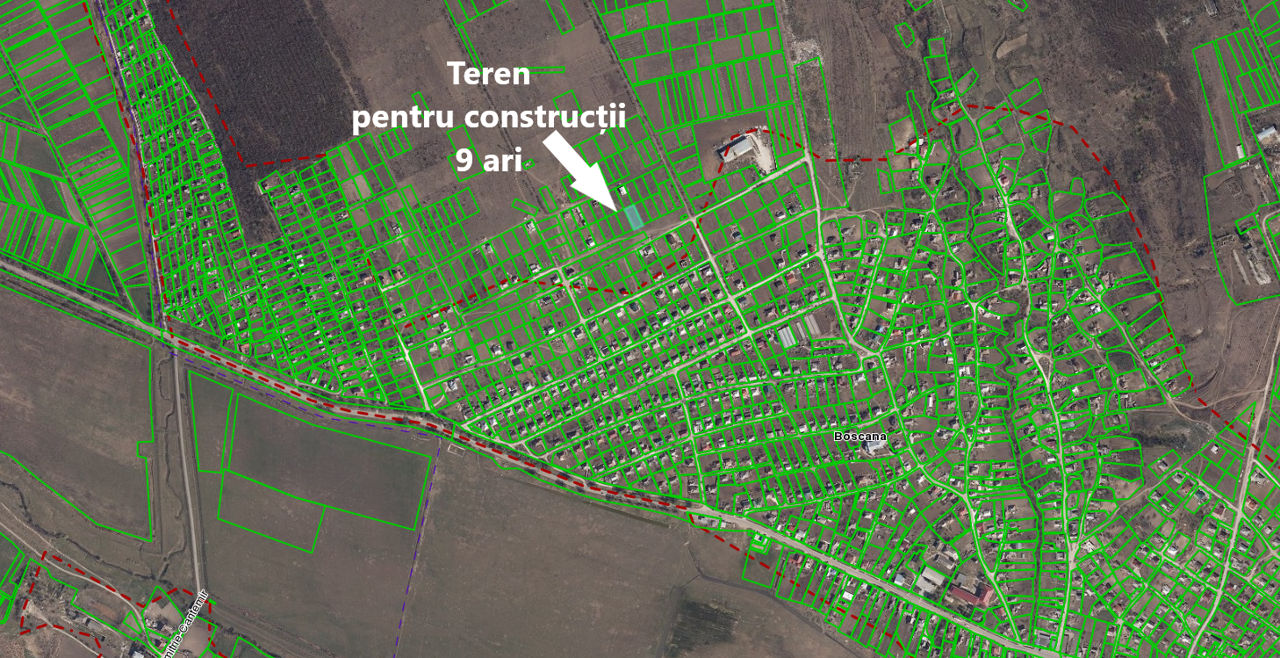 Vind teren pentru construcții Boșcana