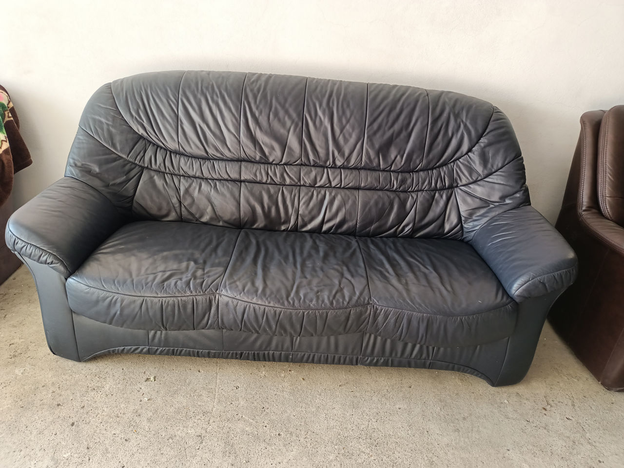 Canapea din piele 3 locuri