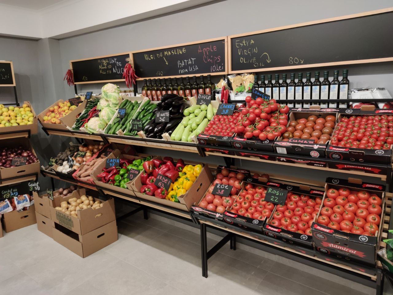 Rafturi fructe si legume