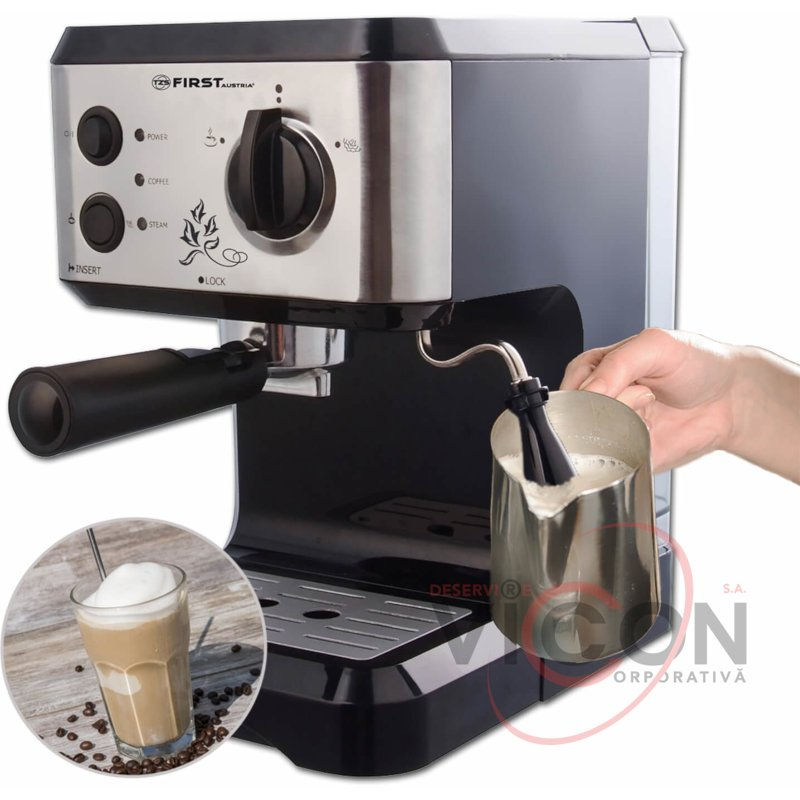 Cafetieră espresso first fa-5476-1 Garantie 24 luni
