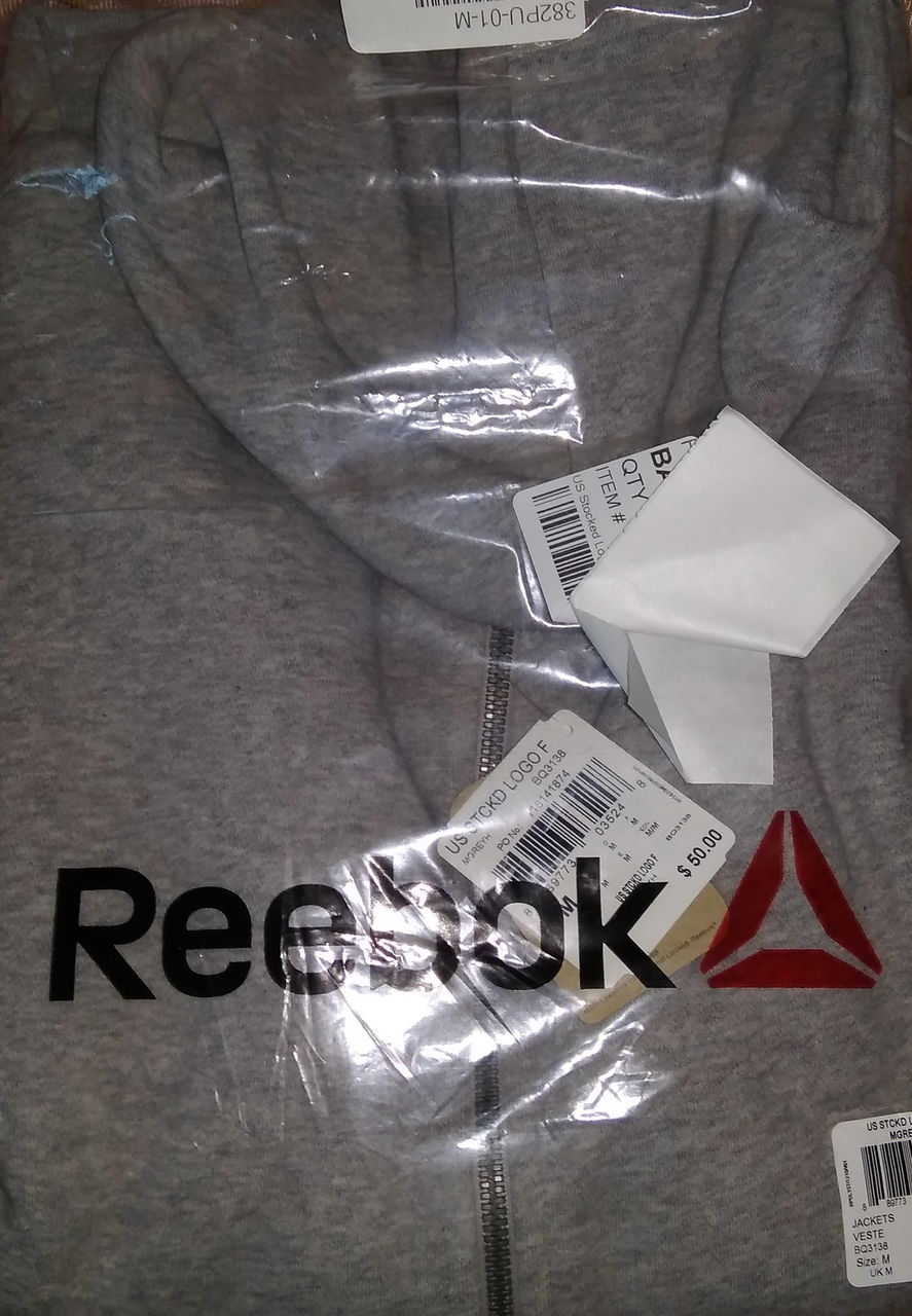 Толстовка с капюшоном Reebok оригинальная размер M. Классическая ...