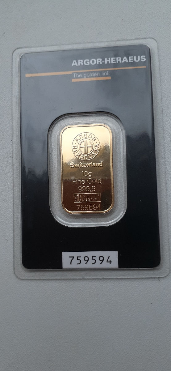 Продам золотой слиток