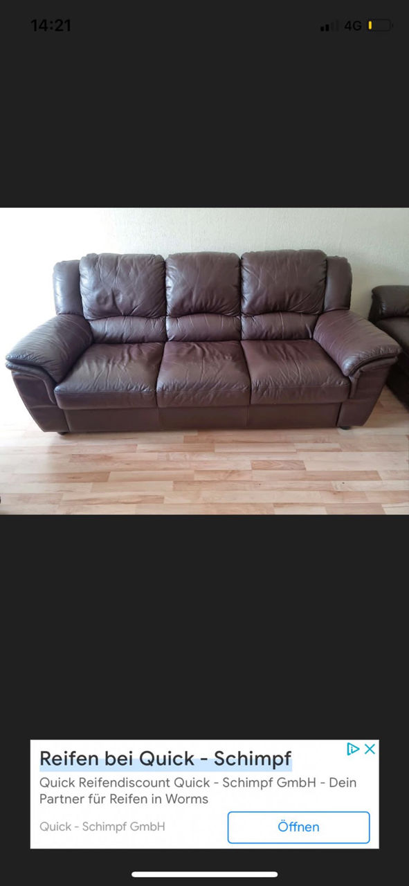 Диван кожаный