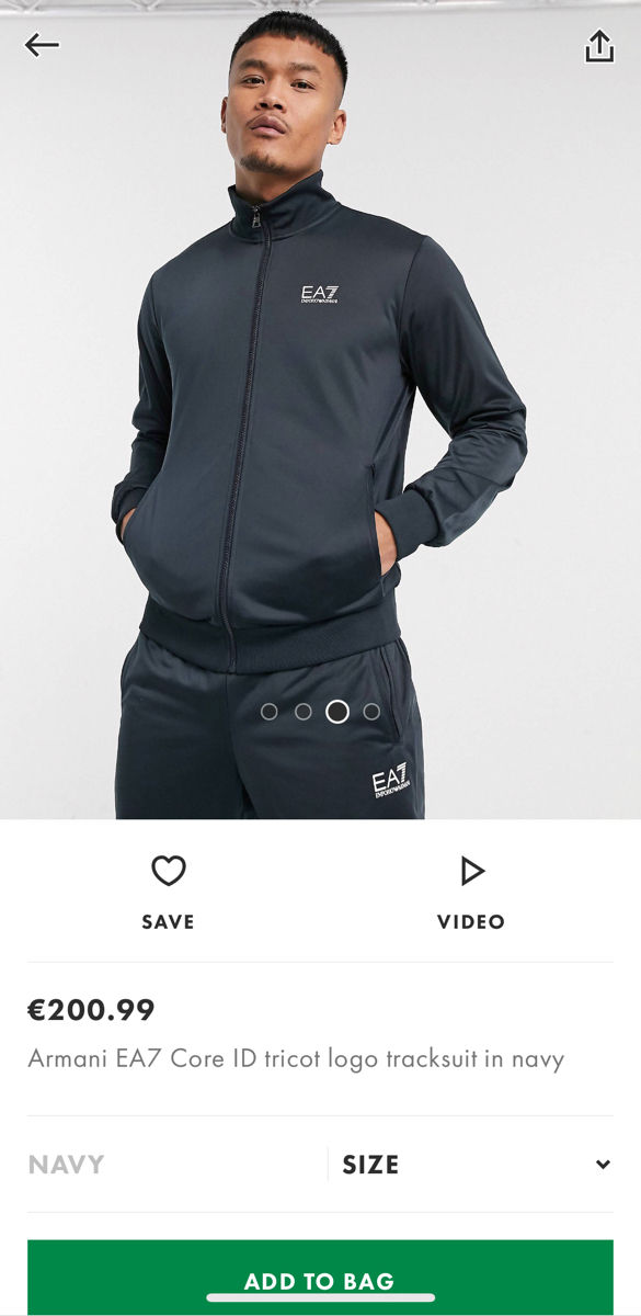 Urgent !Emporio Armani EA7 Gold Original