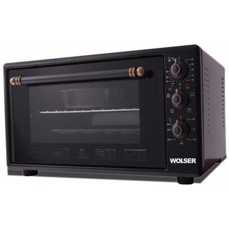 Mini Cuptor Electric Wolser Wl-45 Ml Black Rustic