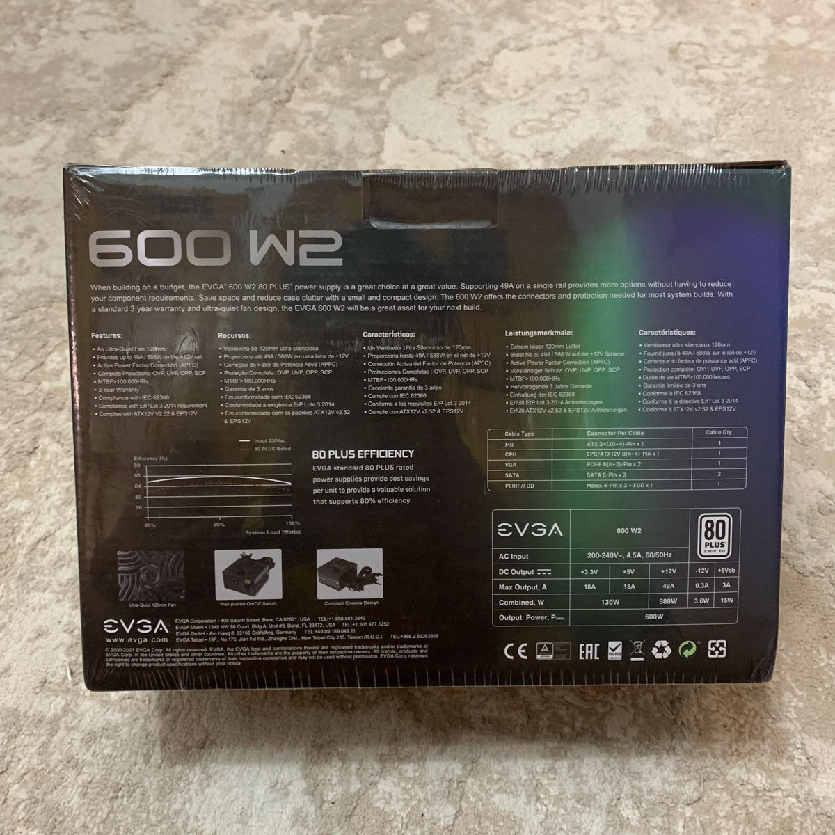 EVGA / ADATA 500W 600W 750W